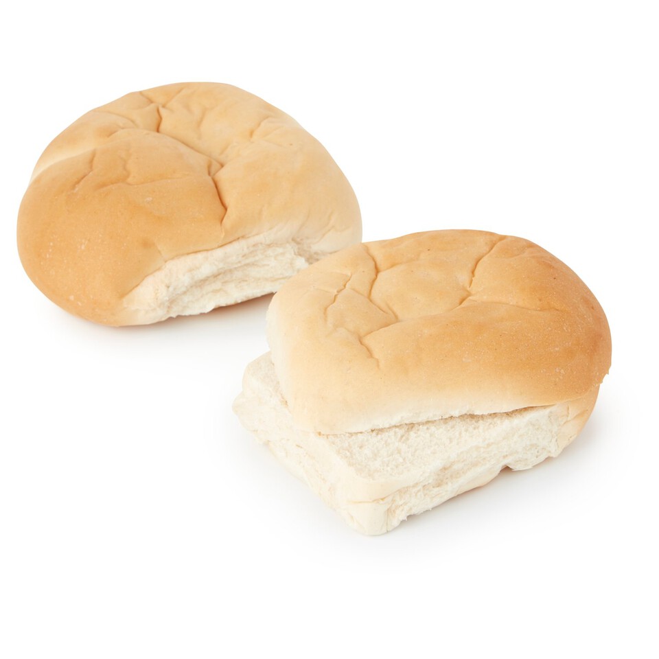 Market Street Large White Baps - Morrisons Online Groceries & Offers