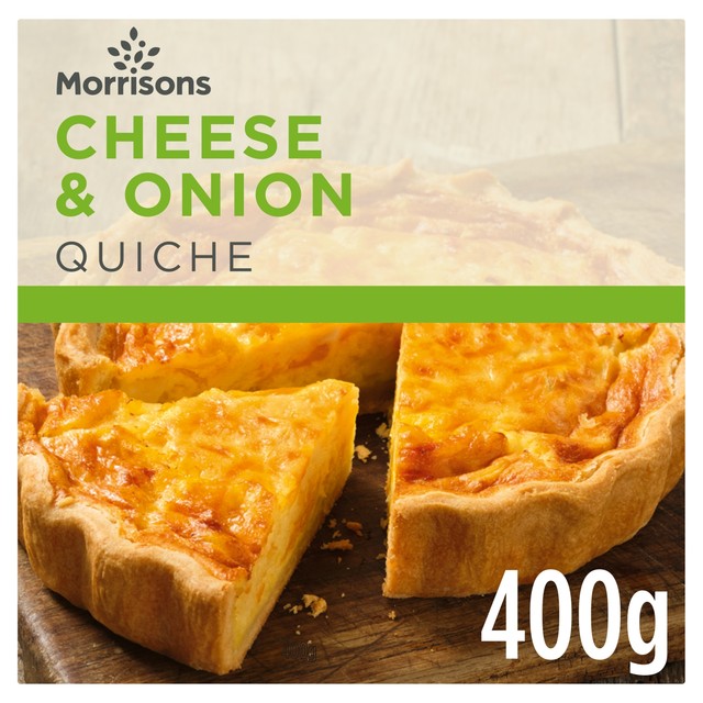 Morrisons Cheese & Onion Quiche - Morrisons Online Groceries & Offers
