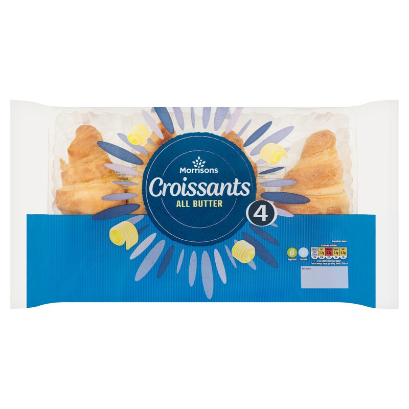 Morrisons All Butter Croissants - Morrisons Online Groceries & Offers