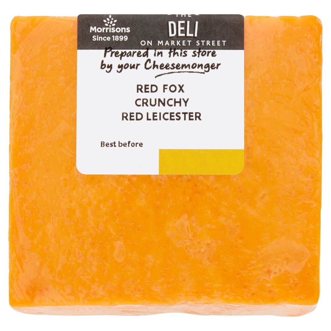 Market Street Deli Red Fox Crunchy Red Leicester - Morrisons Online ...