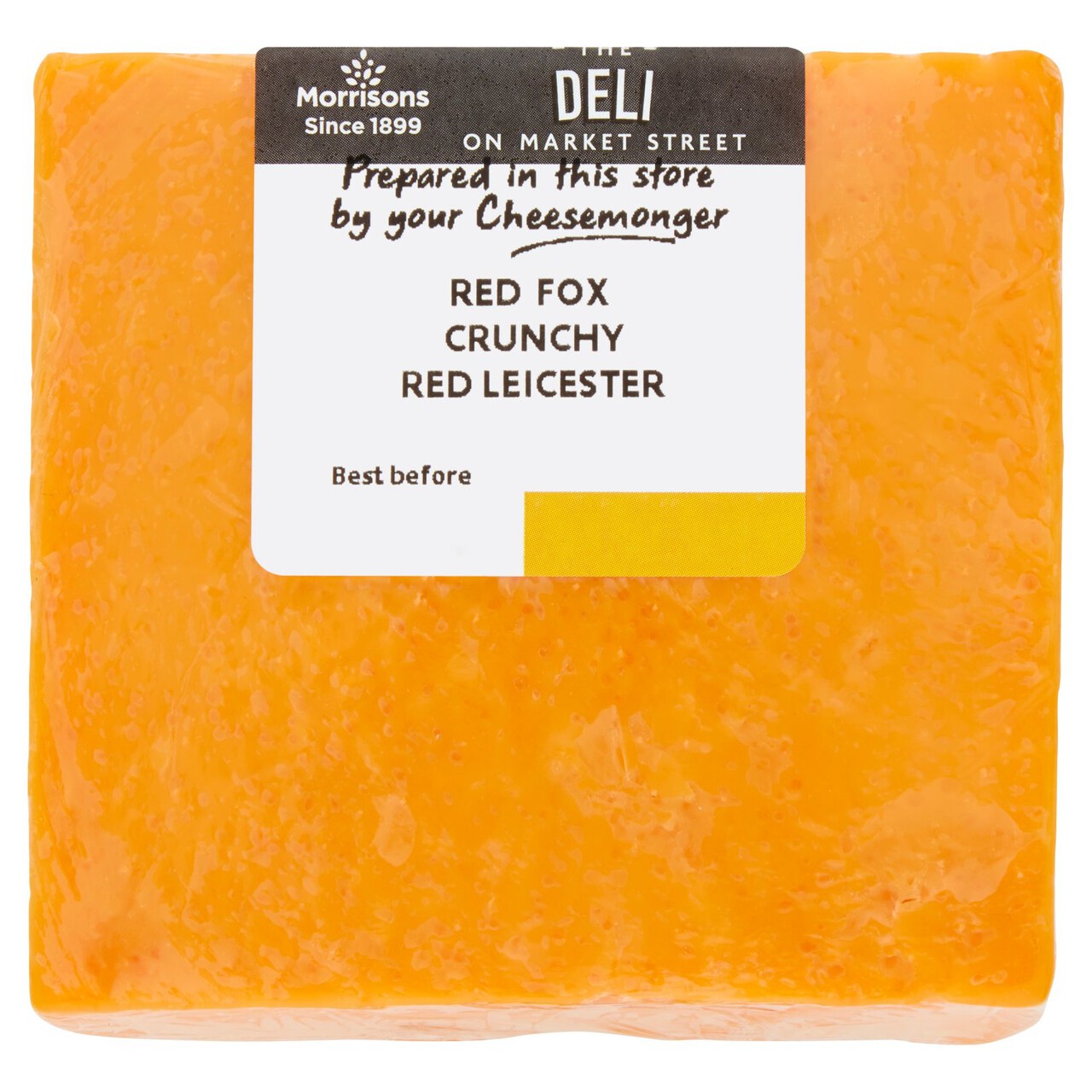Market Street Deli Red Fox Crunchy Red Leicester - Morrisons Online ...