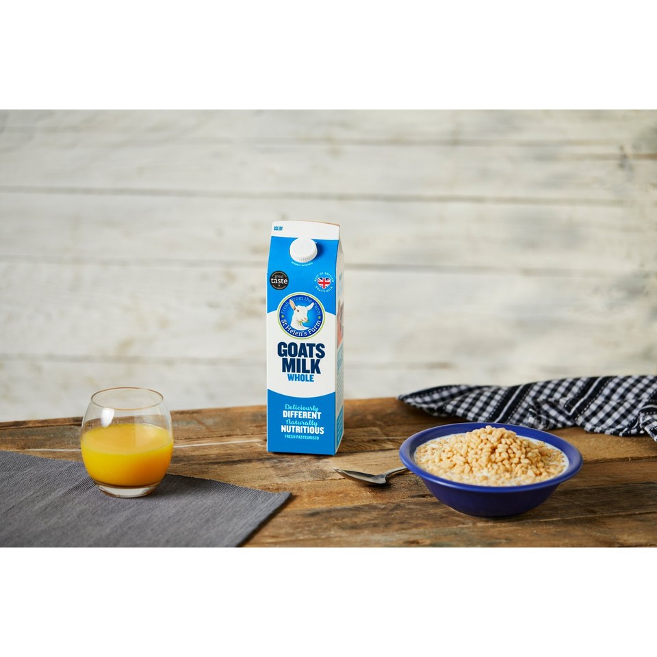 St Helen's Farm - Whole Goats Milk - Morrisons Online Groceries & Offers