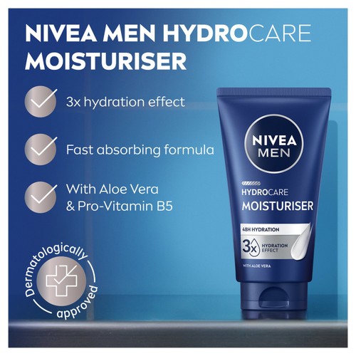 Nivea Men Hydrocare Moisturiser Face Cream - Morrisons Online Groceries ...