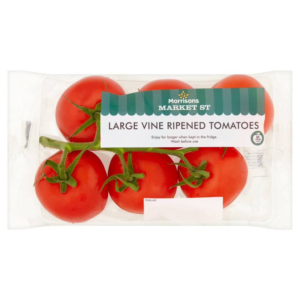 Morrisons Vine Ripened Large Tomatoes - Morrisons Online Groceries & Offers