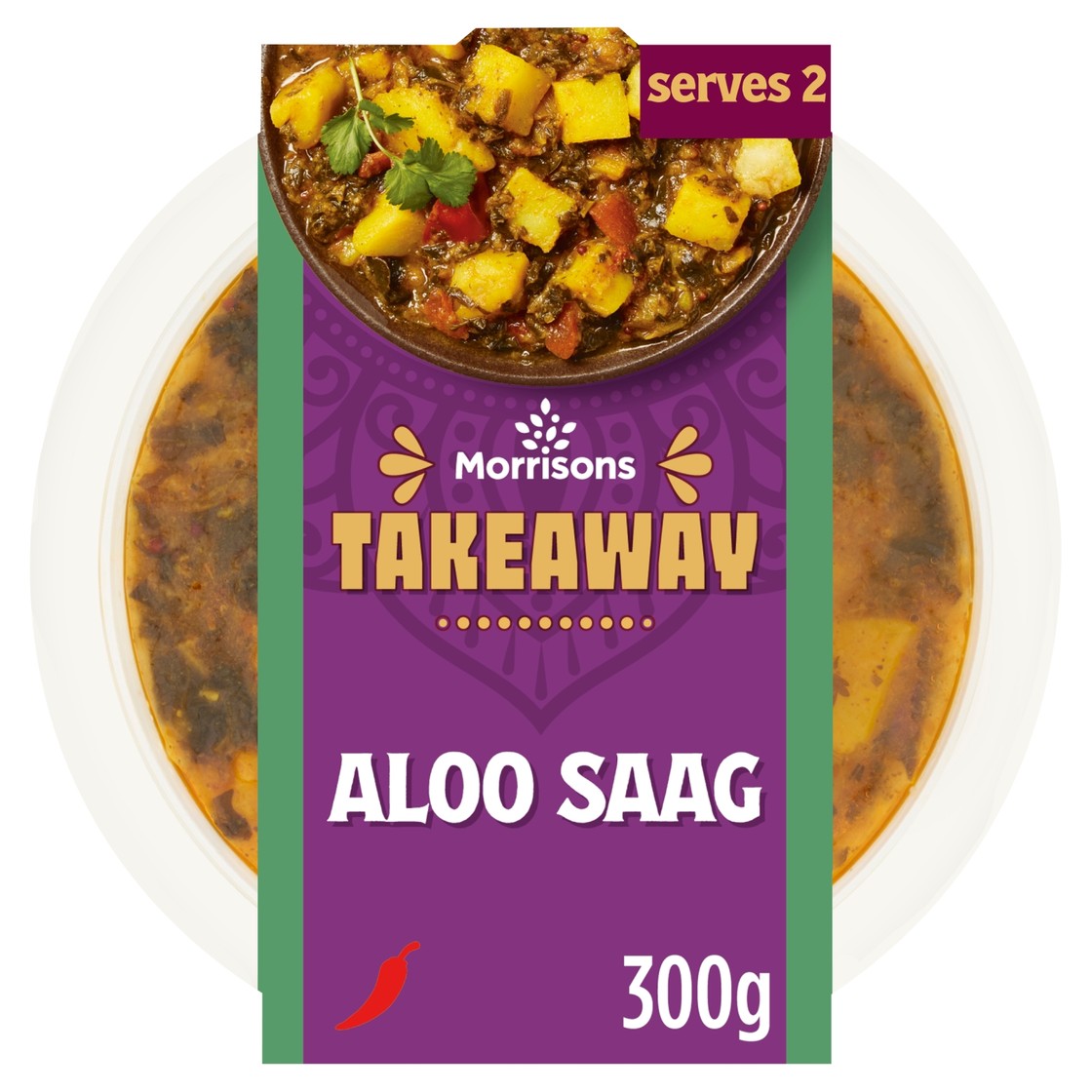 Morrisons Takeaway Aloo Gobi Saag - Morrisons Online Groceries & Offers