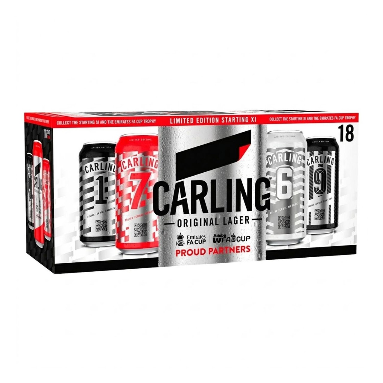 Carling Original Lager Beer Cans 18 x 440ml - Morrisons Online ...