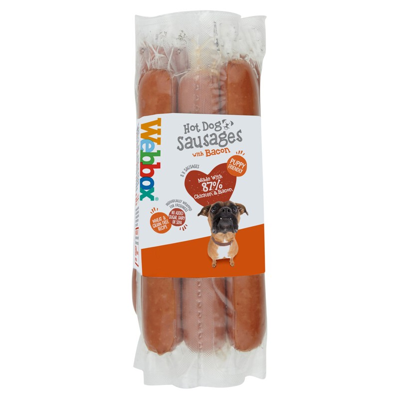 Webbox 8 Hot Dog Sausages - Morrisons Online Groceries & Offers
