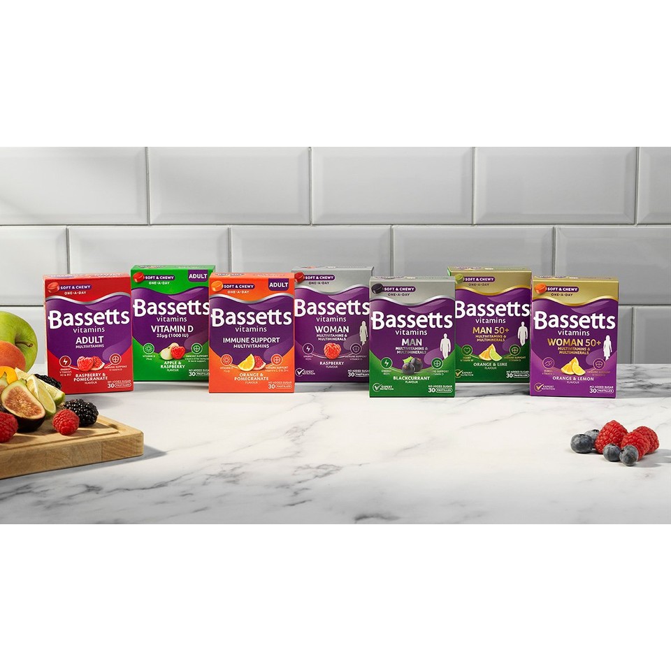 Bassetts Vitamins Pregnancy Strawberry & Orange Multivitamins 30s ...