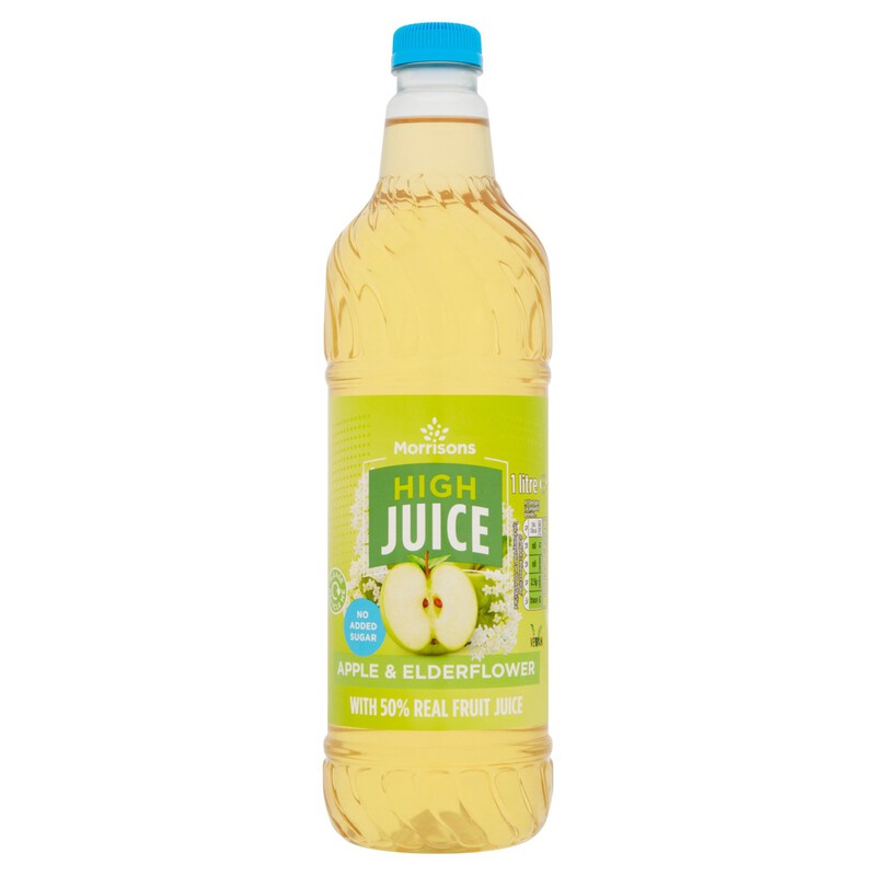 Morrisons Apple & Elderflower High Juice Drink - Morrisons Online ...