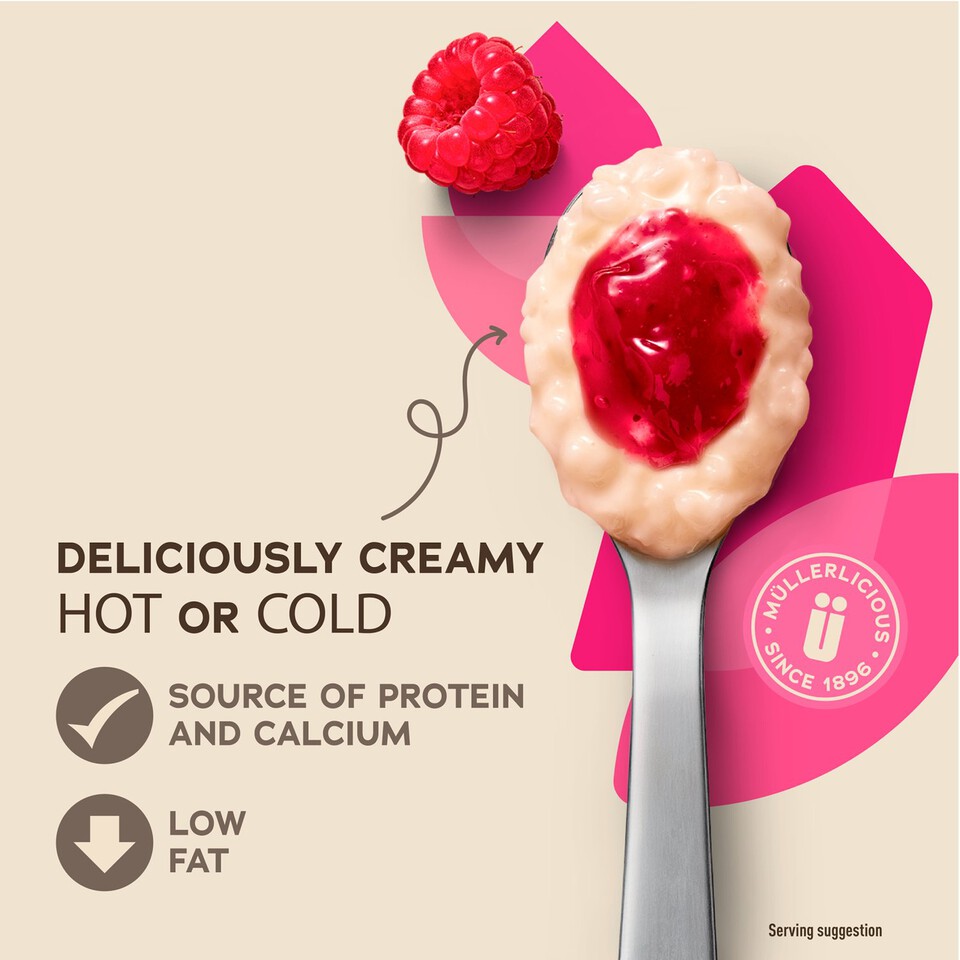 Muller Rice Apple and Raspberry Low Fat Dessert - Morrisons Online ...