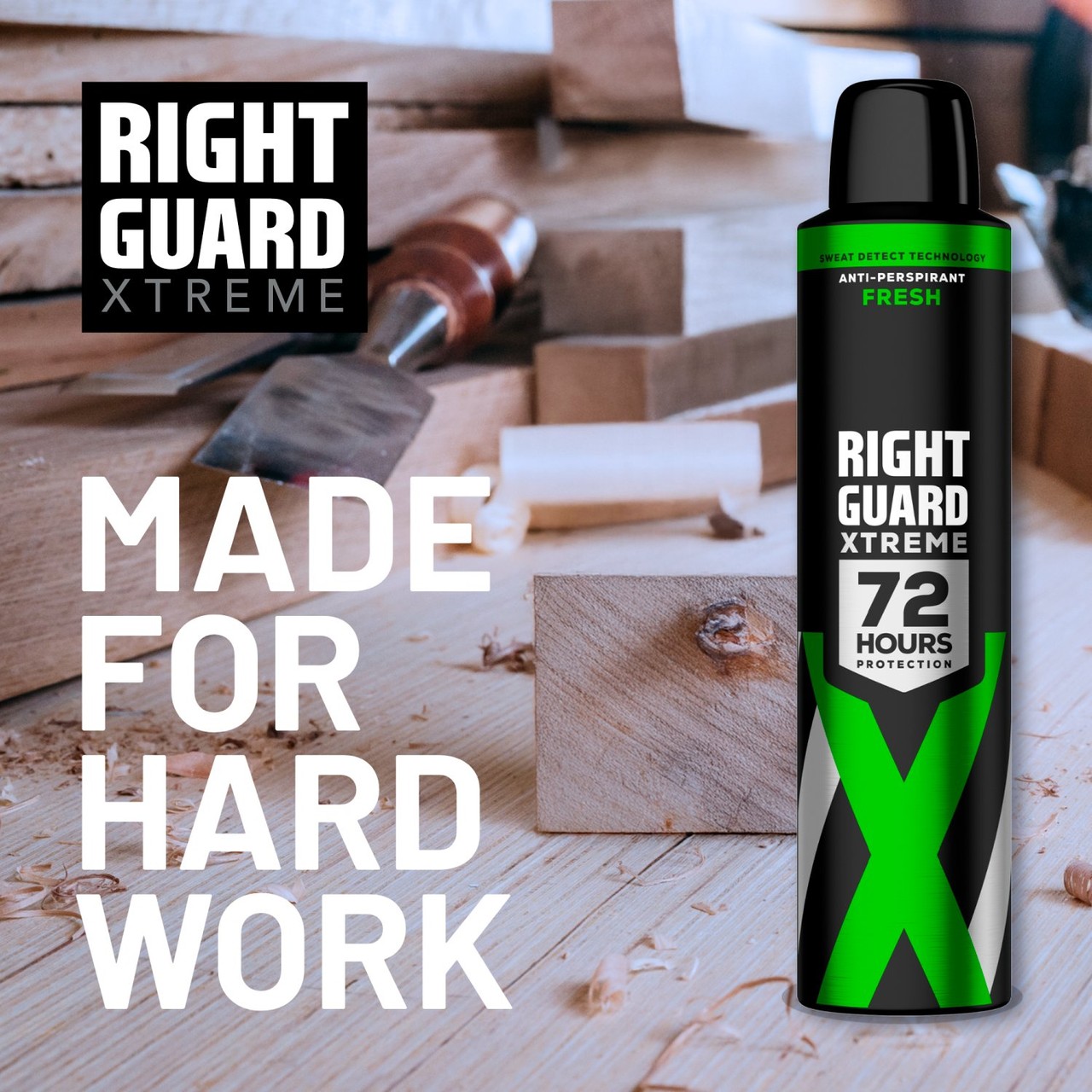 Right Guard Xtreme Male 72 Hour Anti-Perspirant Cool 250ml - Morrisons Online Groceries & Offers