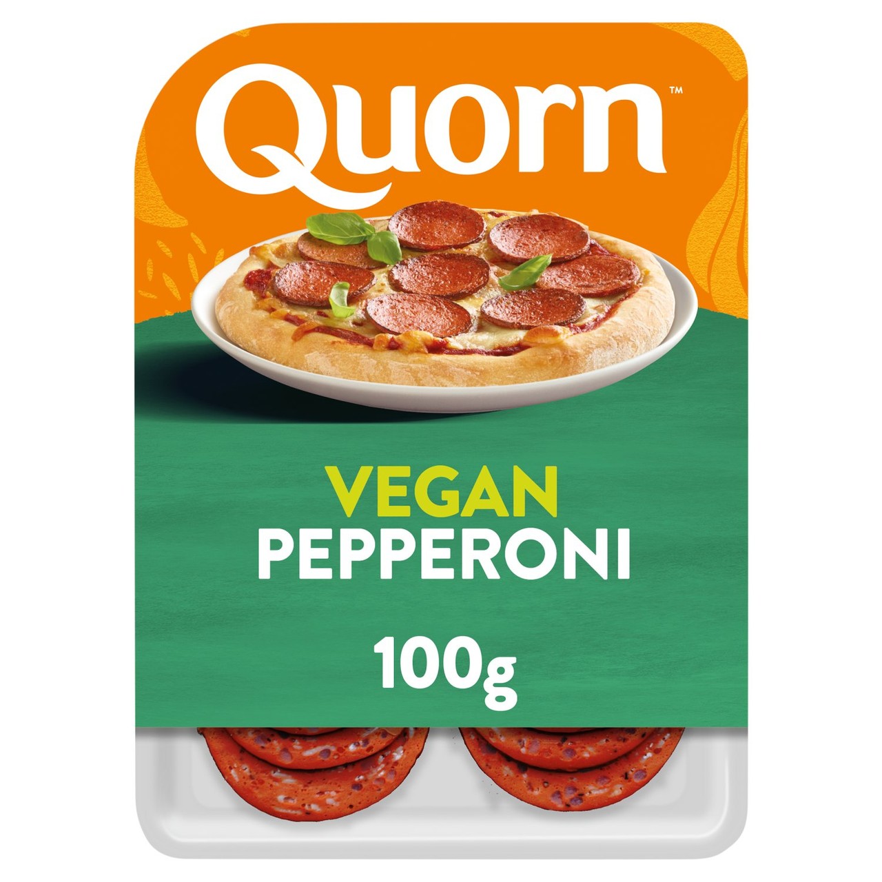 Quorn Pepperoni Vegan Deli Slices 100g - Morrisons Online Groceries ...