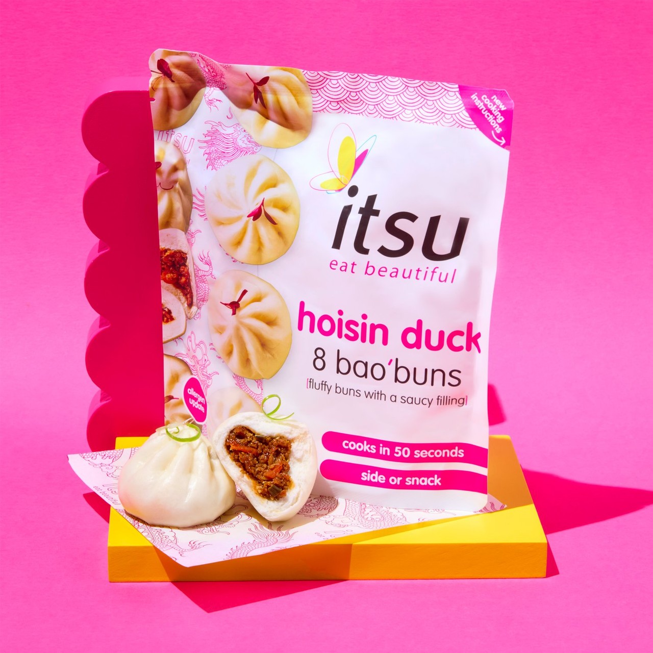 Itsu Hoisin Duck 8 Bao Buns - Morrisons Online Groceries & Offers
