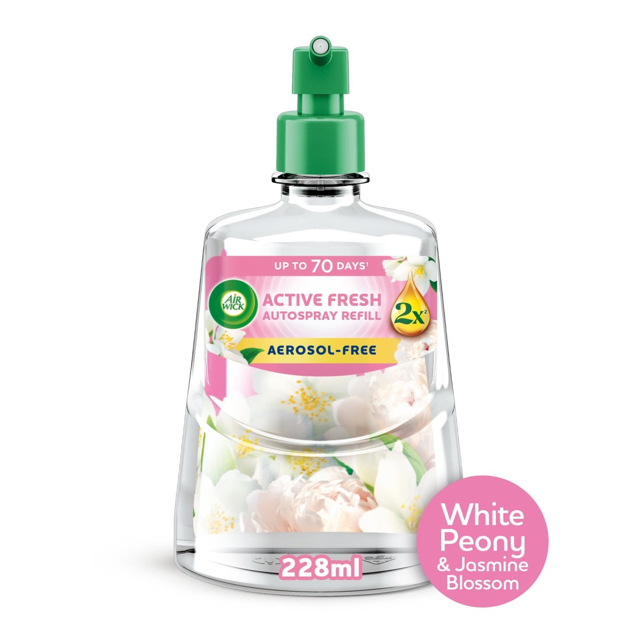 Air Wick Fresh White Peony & Jasmine Blossom 24/7 Active Fresh Refill ...