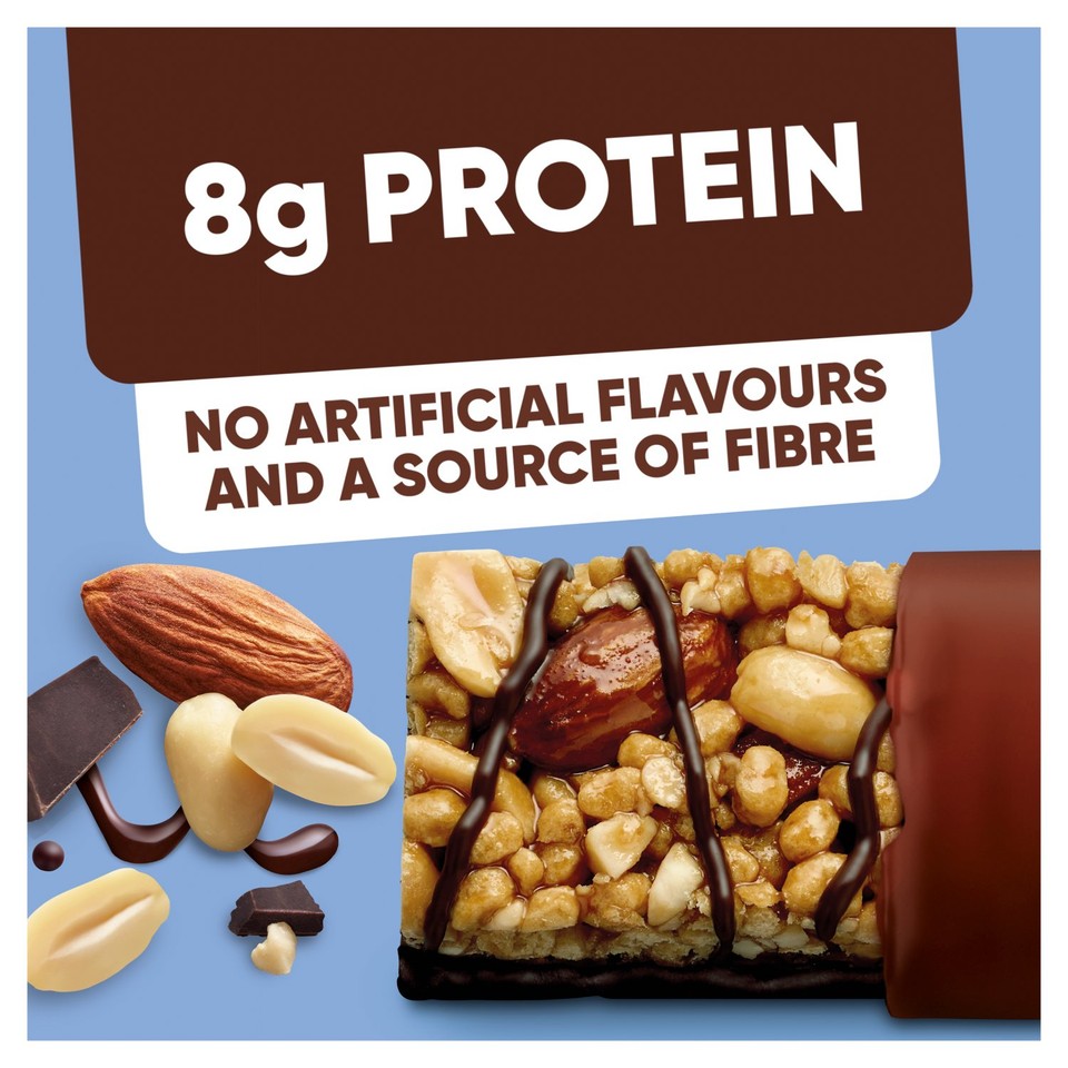 Kellogg's High Protein Almond and Dark Chocolate snack bars 4x35g ...