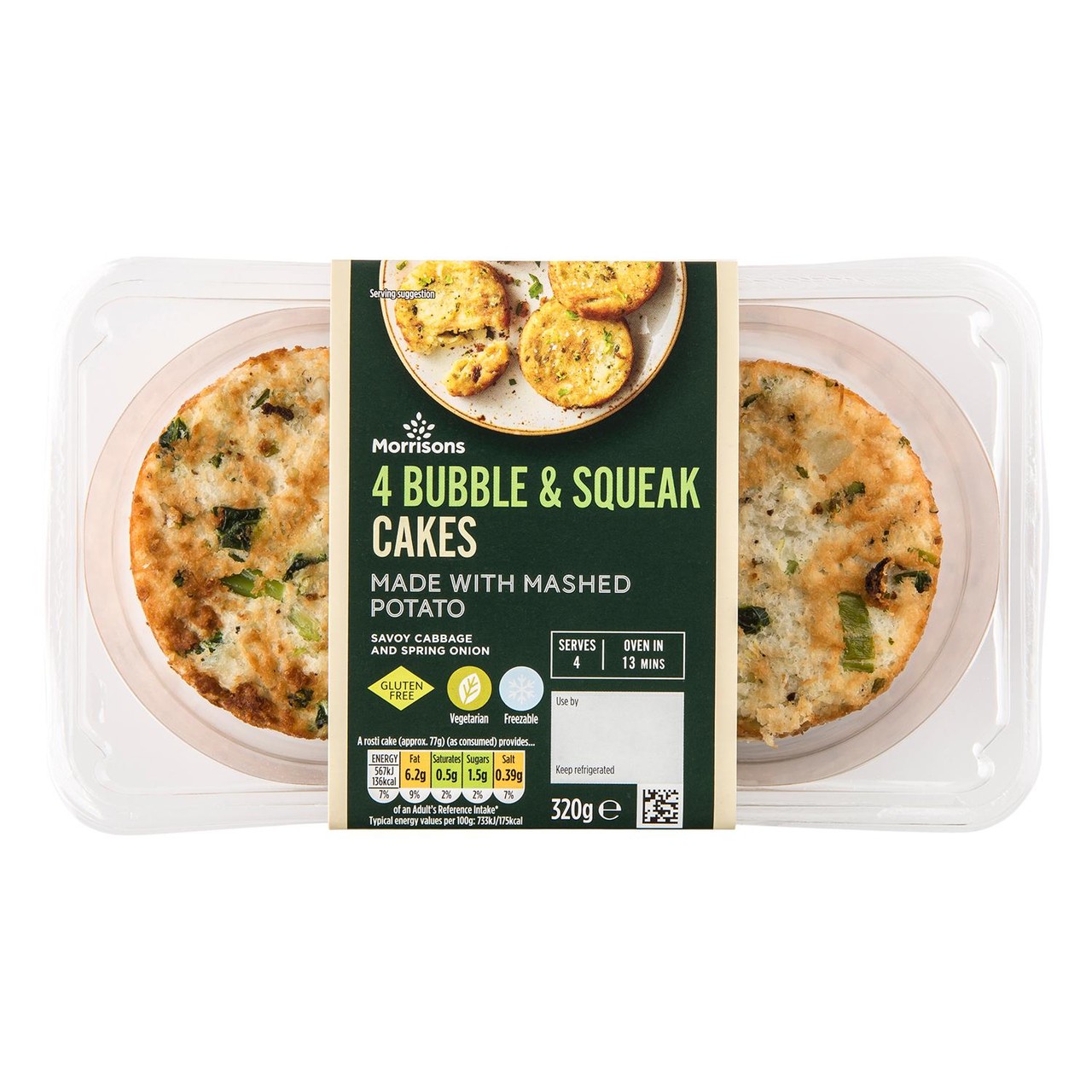 Morrisons Bubble & Squeak Rosti Cakes - Morrisons Online Groceries & Offers