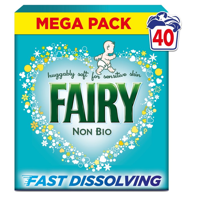 Fairy Non Bio For Sensitive Skin Laundry Powder 40 Washes - Morrisons ...