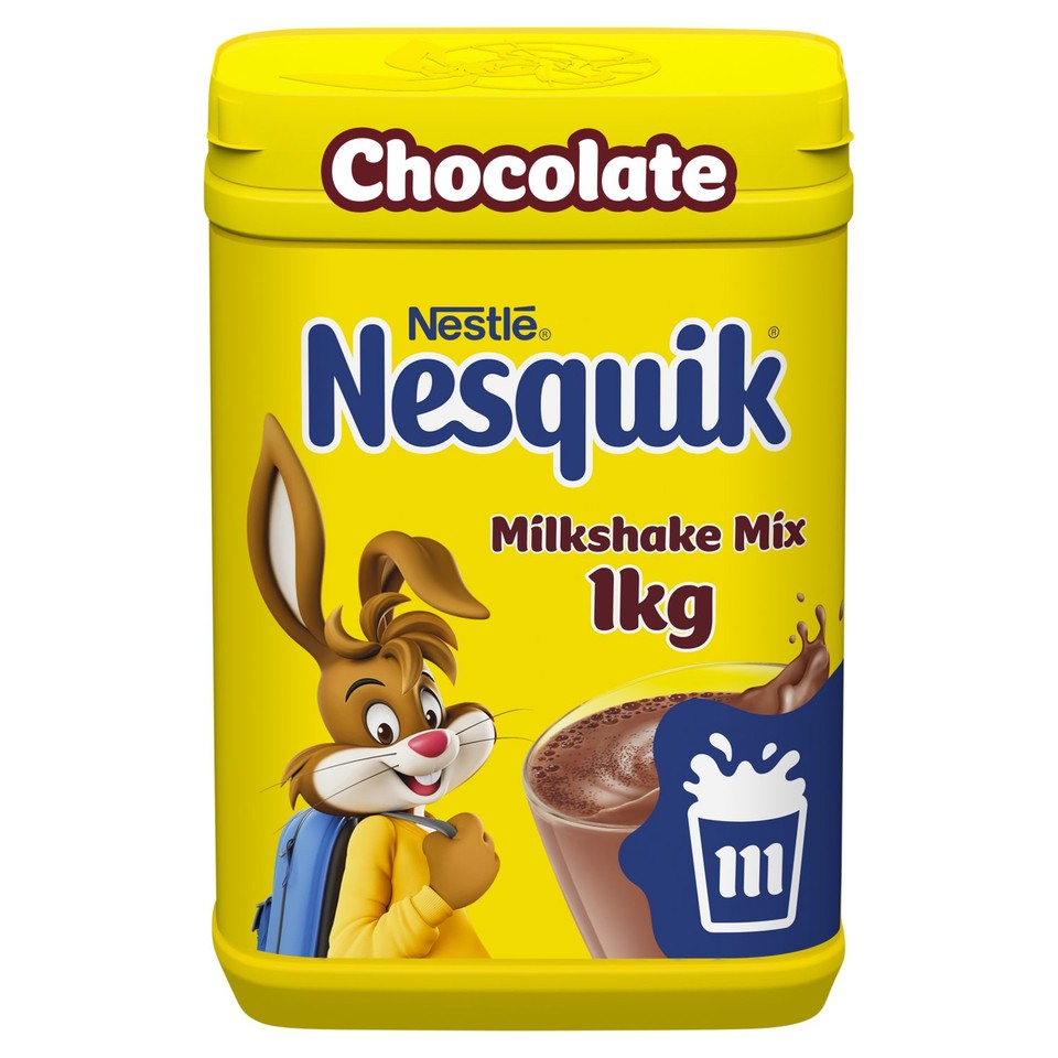 Nesquik Chocolate Flavour Milkshake Mix 1kg - Morrisons Online ...