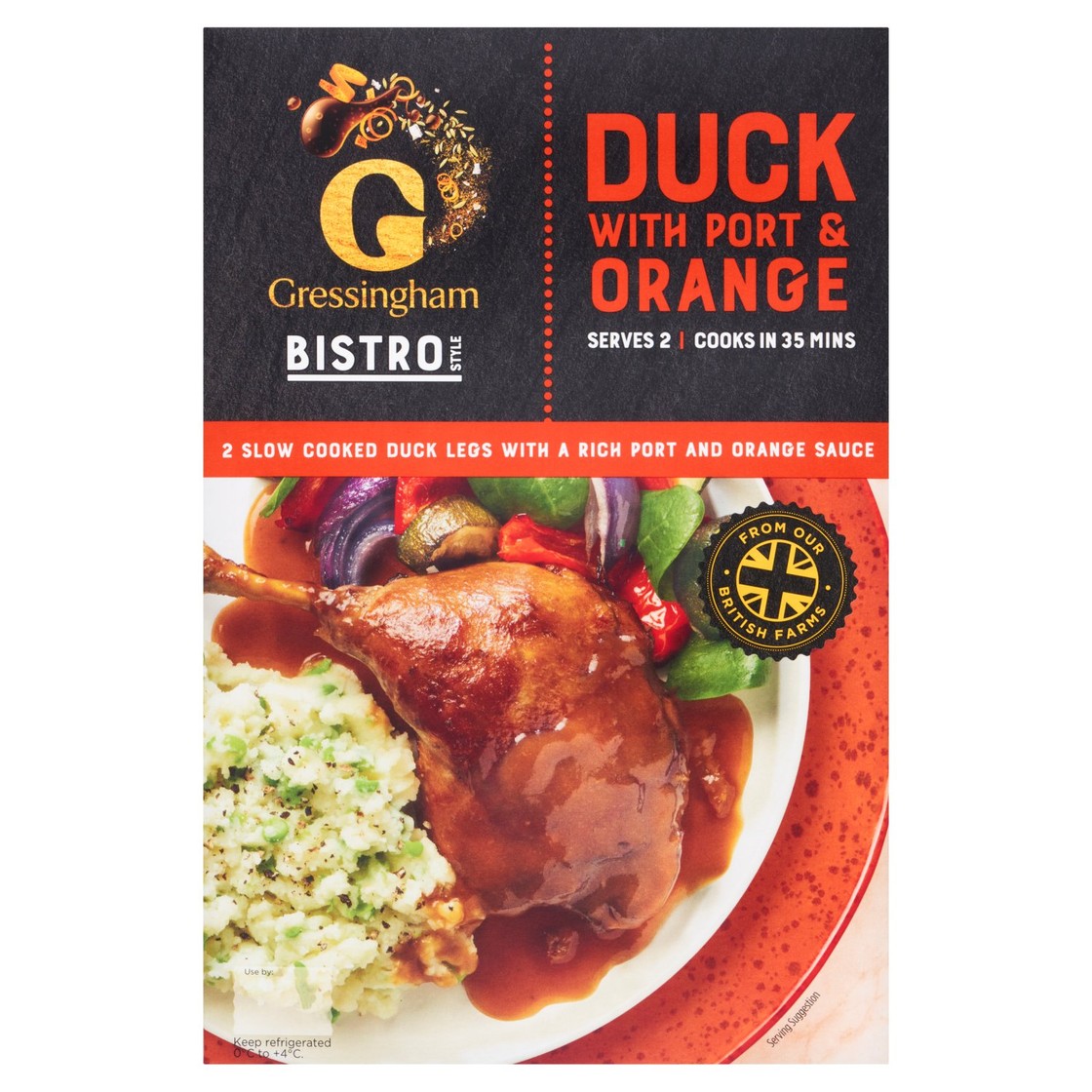 Gressingham Bistro Duck Legs With Port & Orange - Morrisons Online ...
