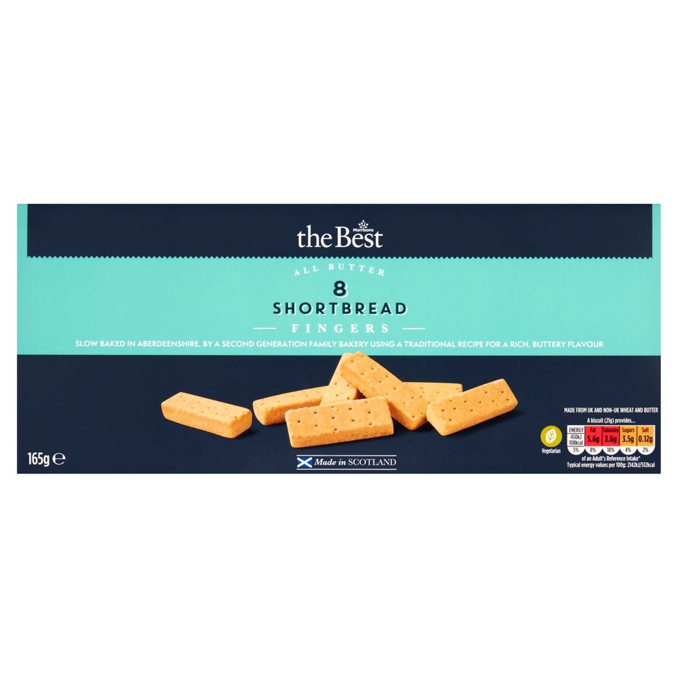 Morrisons The Best All Butter Shortbread Fingers - Morrisons Online ...