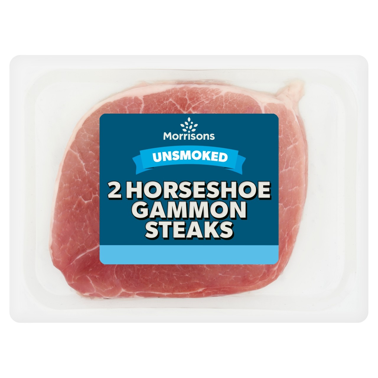 Morrisons 2 Unsmoked Horseshoe Gammon Steaks - Morrisons Online ...