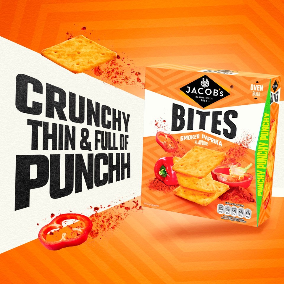 Jacob's Bites Smoked Paprika Crackers - Morrisons Online Groceries & Offers