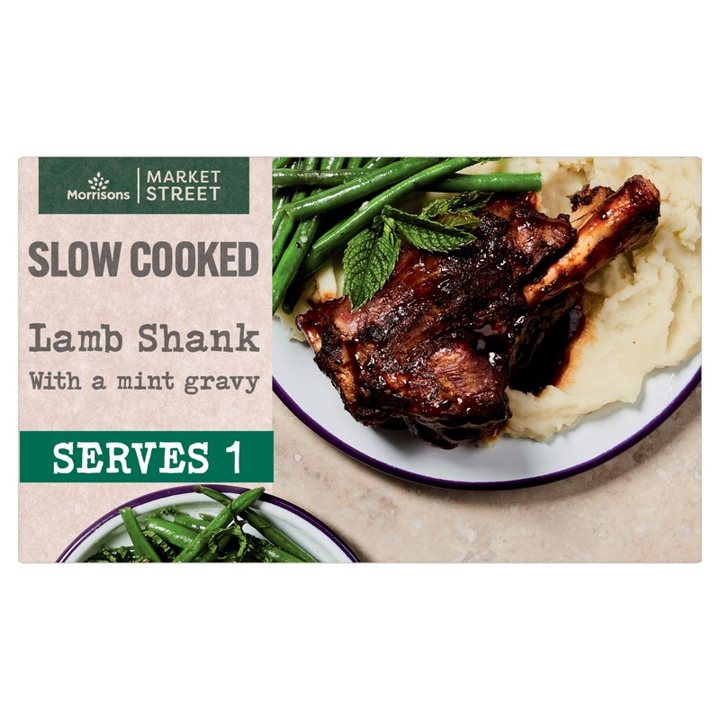 Morrisons Market Street Slow Cooked Lamb Shank with a Mint Gravy 370g ...