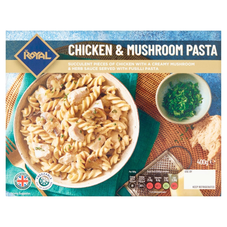 Royal Chicken & Mushroom Pasta 400g - Morrisons Online Groceries & Offers