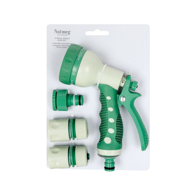 Nutmeg Spray Gun Set 4 Pieces - Morrisons Online Groceries & Offers