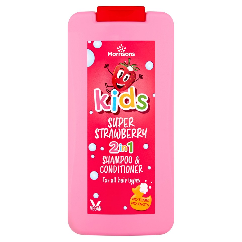 Morrisons Kids 2 In 1 Strawberry Shampoo & Conditioner - Morrisons ...