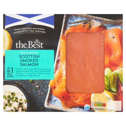 Morrisons The Best Scottish Mild Smoked Salmon - Morrisons Online ...