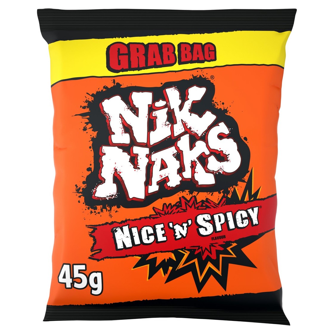 Nik Naks Nice 'N' Spicy Crisps 45g - Morrisons Online Groceries & Offers