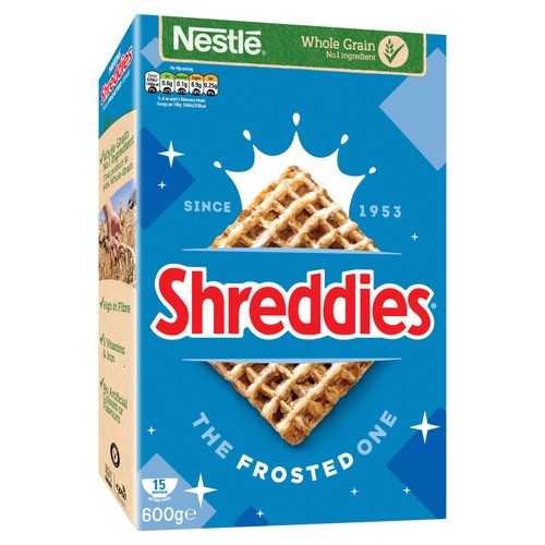 Nestle Shreddies Frosted Cereal 600g - Morrisons Online Groceries & Offers