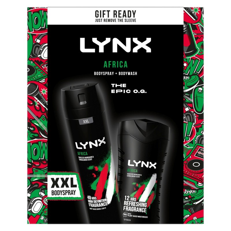 Lynx Xl Africa Duo Gift Set - Morrisons Online Groceries & Offers
