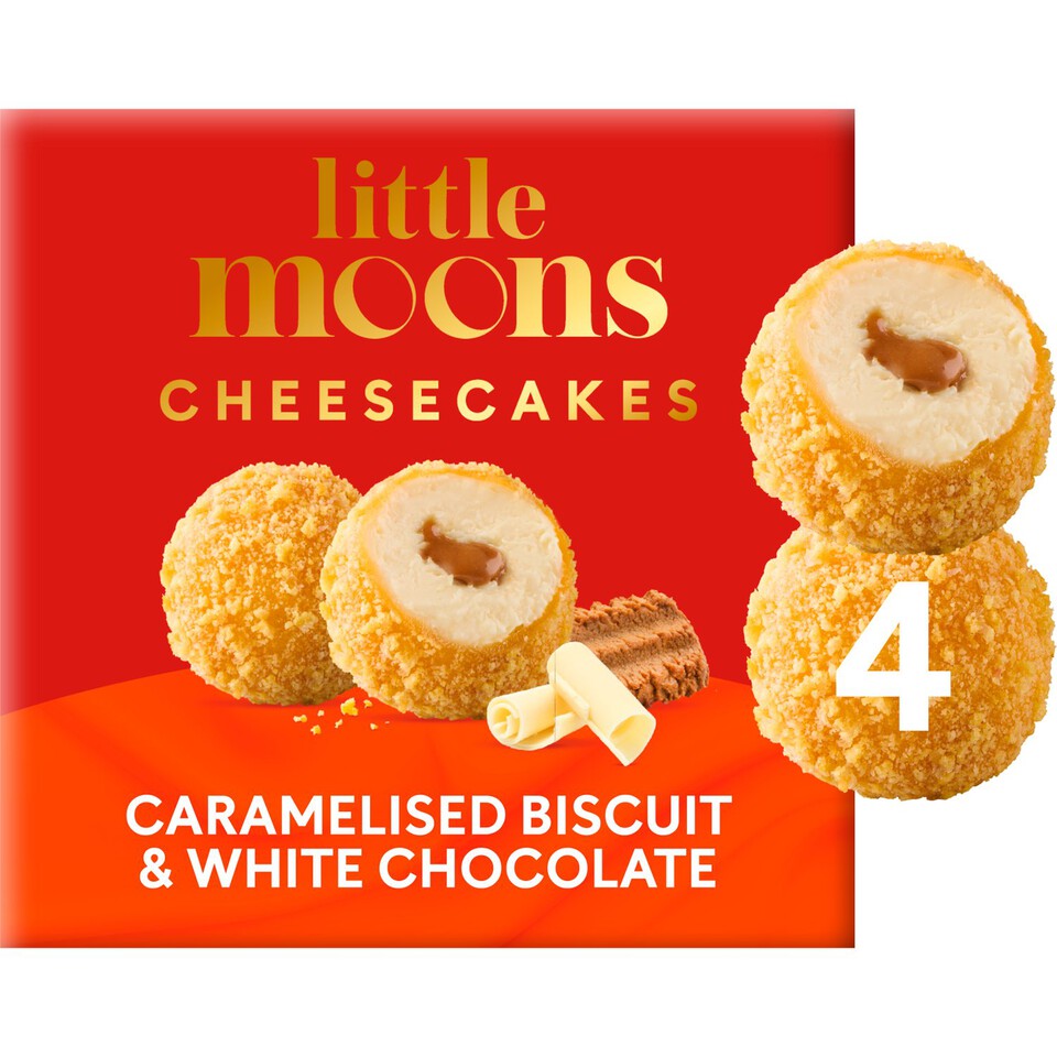 Little Moons Caramelised Biscuit & White Chocolate Cheesecake Mochi ...