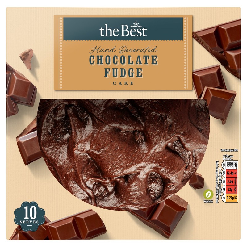 Morrisons The Best Chocolate Fudge Cake - Morrisons Online Groceries ...