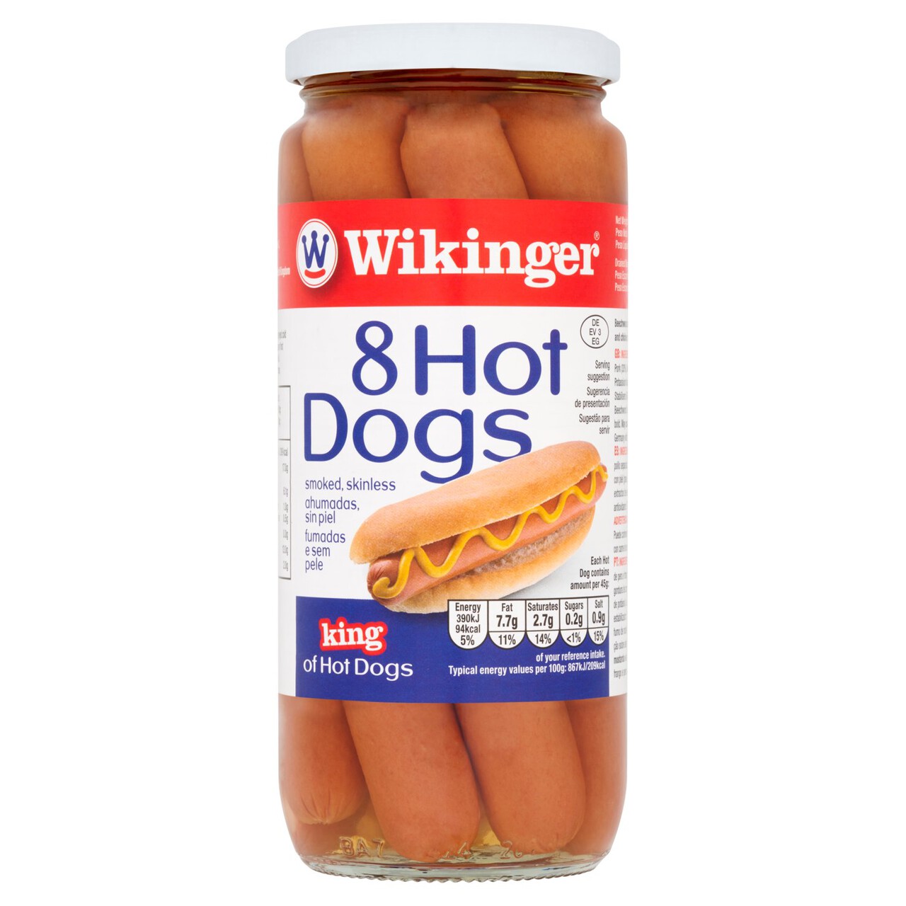 Wikinger Bockwurst Style Hot Dogs (550g) - Morrisons Online Groceries ...