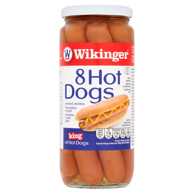 Wikinger Bockwurst Style Hot Dogs (550g) - Morrisons Online Groceries ...