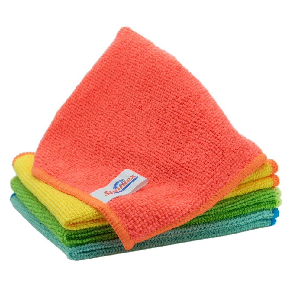 Spontex Microfibre Cloth 4 pack - Morrisons Online Groceries & Offers