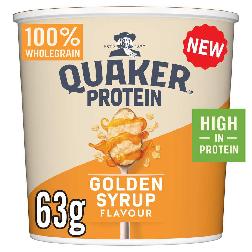 Quaker Oat So Simple Protein Golden Syrup Porridge Pot - Morrisons ...