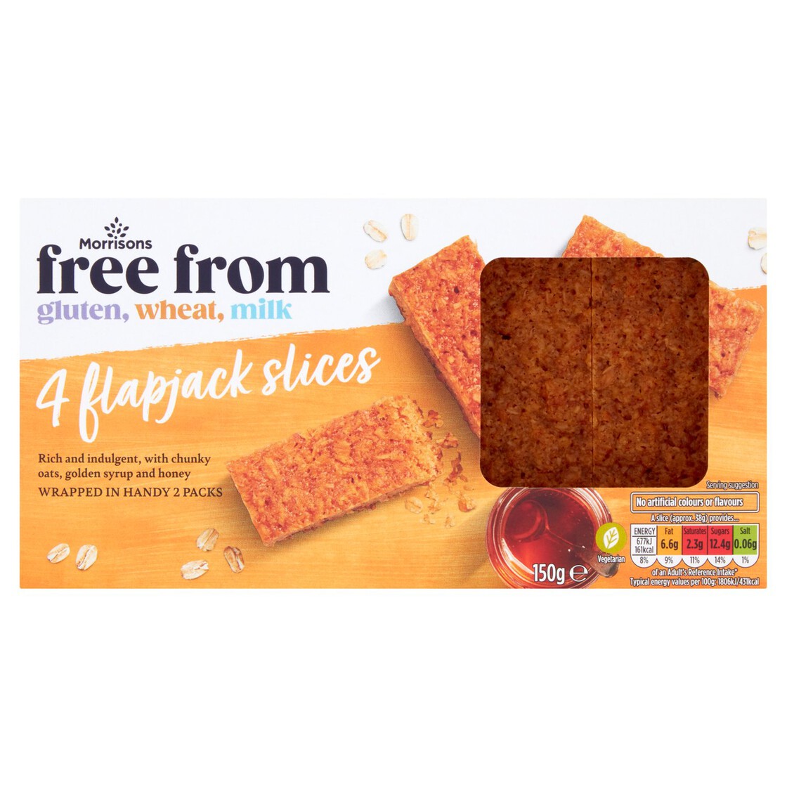 Morrisons Free From Flapjack - Morrisons Online Groceries & Offers