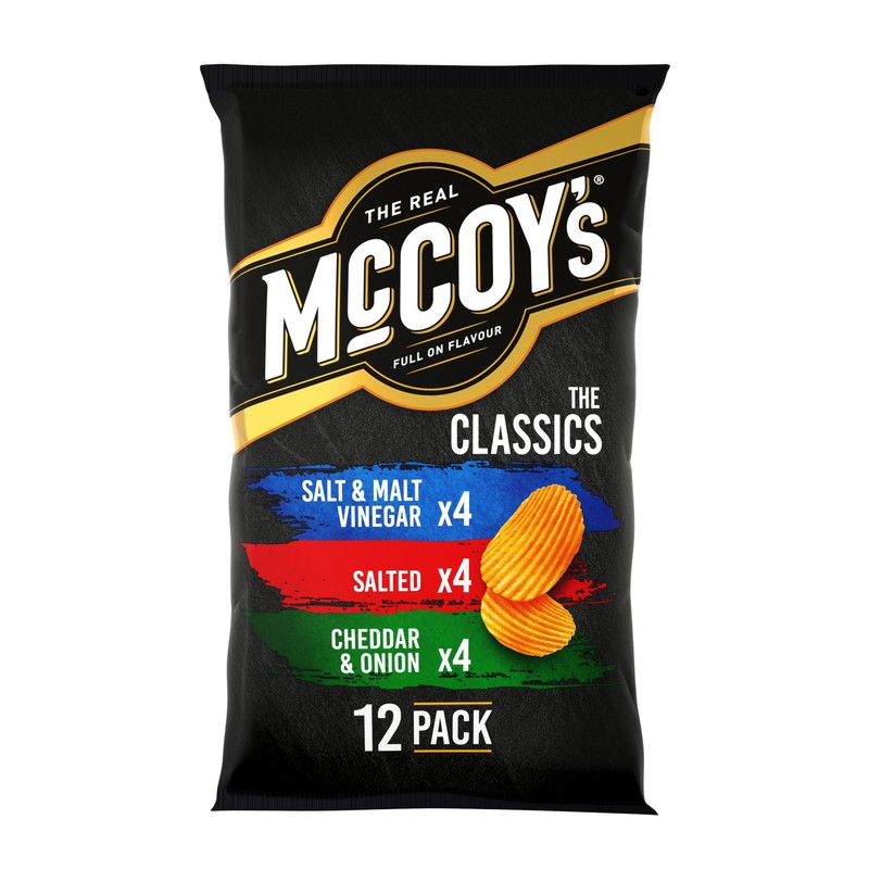 McCoy's Classic Variety Multipack Crisps 12 x 25g - Morrisons Online ...