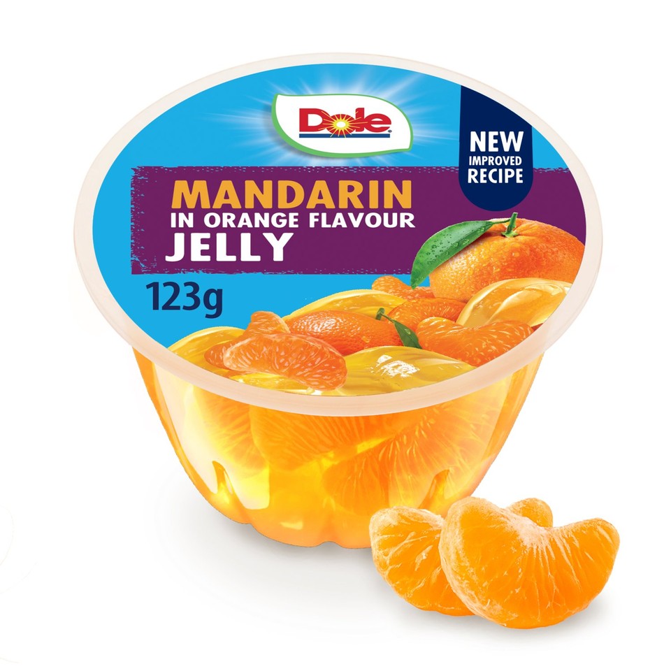Dole Fruit in Jelly Mandarins in Orange Flavour Jelly 123g - Morrisons ...