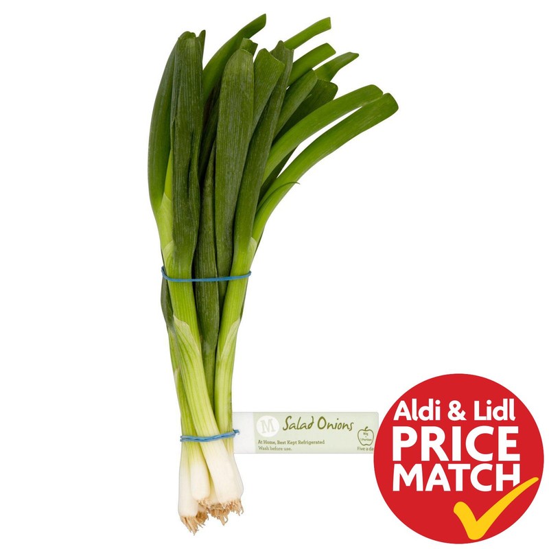 Morrisons Salad Onions (minimum 100g) - Morrisons Online Groceries & Offers