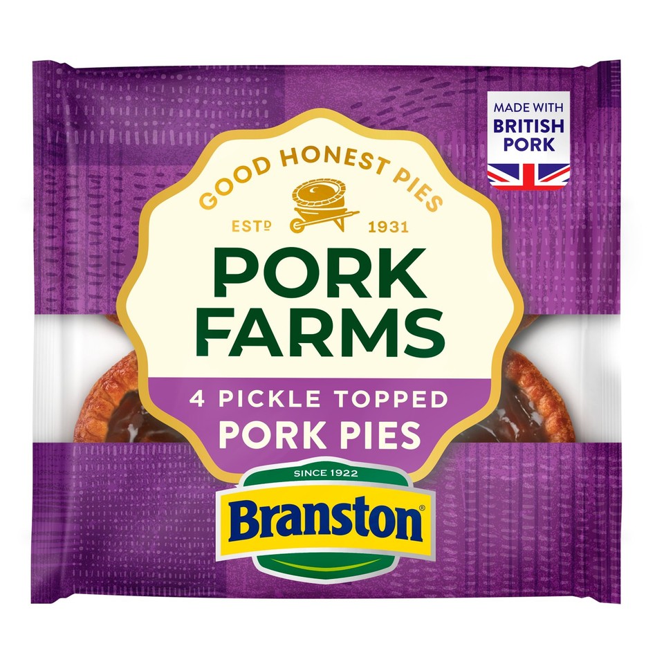 Pork Farms 4 Branston Pies - Morrisons Online Groceries & Offers