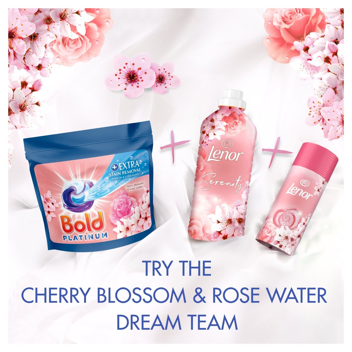 Bold All-In-1 Platinum Washing Liquid Pods Cherry Blossom - Morrisons ...