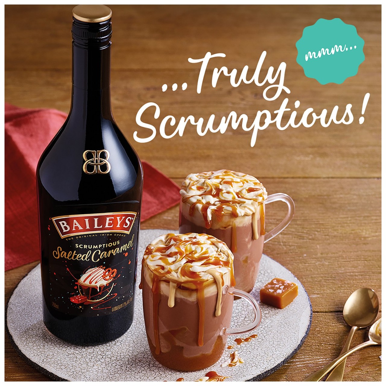 Baileys Salted Caramel Irish Cream Liqueur (ABV 17%) - Morrisons Online Groceries & Offers