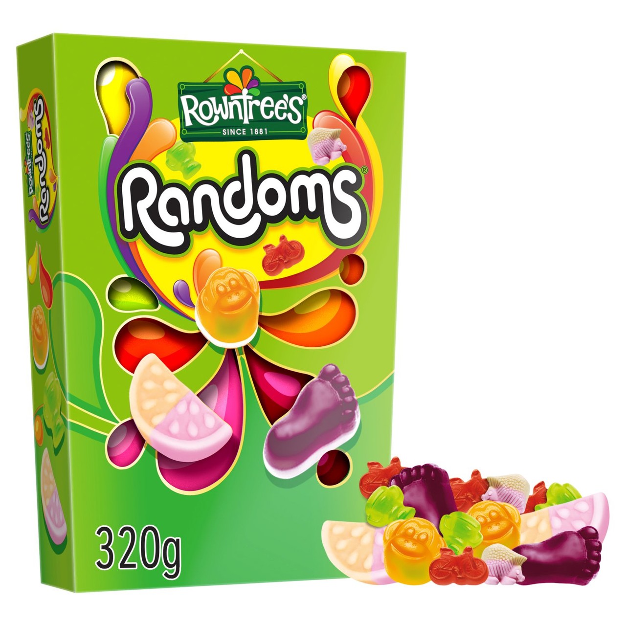 Rowntree's Randoms Sweets Carton 320g - Morrisons Online Groceries & Offers