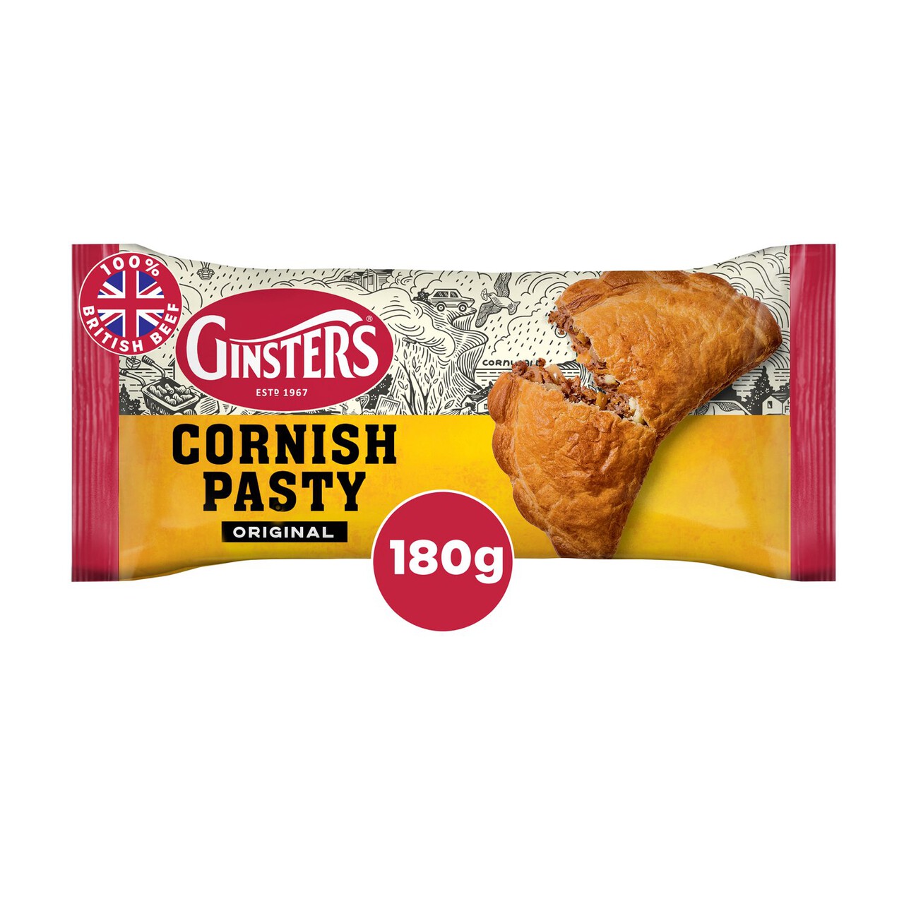 Ginsters Cornish Pasty - Morrisons Online Groceries & Offers