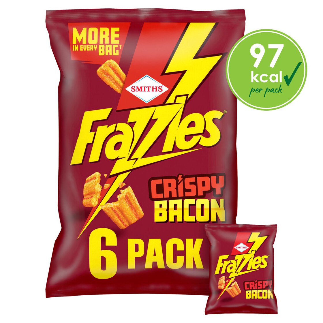 Smiths Frazzles Snacks Crispy Bacon - Morrisons Online Groceries & Offers